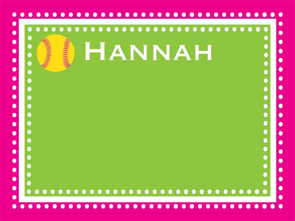 Softball Dots Border Cork Board – Cool Corks